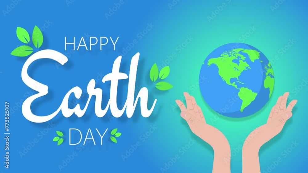 earth day animation happy earth day background event earth day with ...