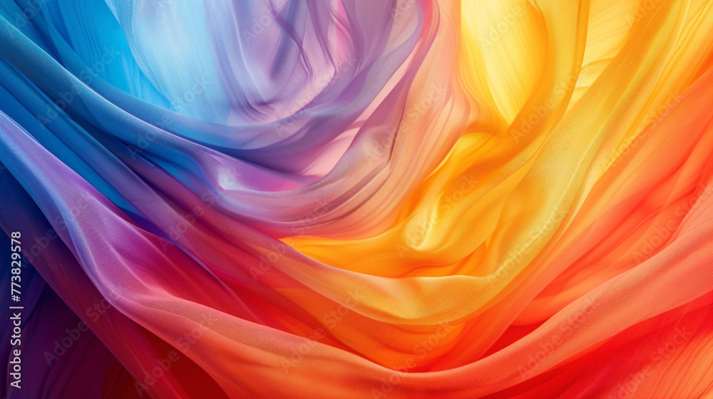 Behold the captivating allure of a gradient, each color blending ...