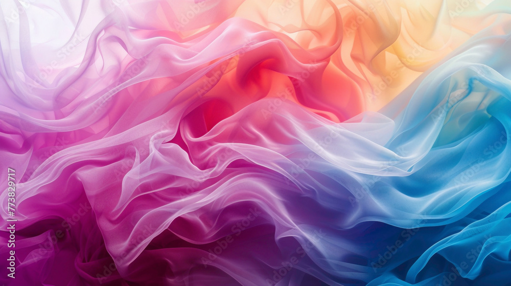 Behold the captivating allure of a gradient, each color blending ...