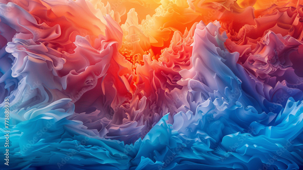 Behold the hypnotic allure of a gradient, where colors blend and flow ...