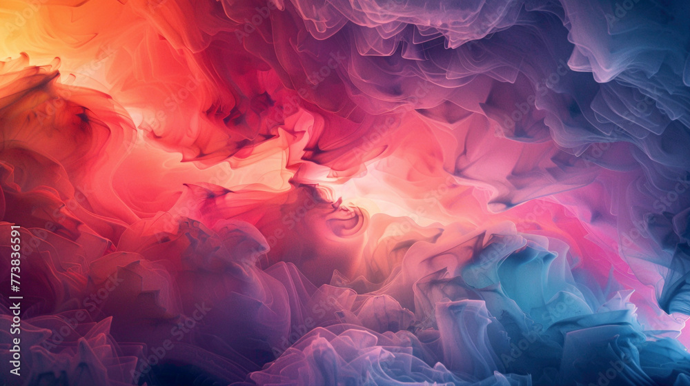Behold the hypnotic allure of a gradient, where colors blend and flow ...