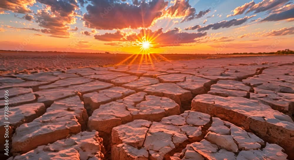 Visual Representation Of World Day Against Drought Showcasing Impact Of ...