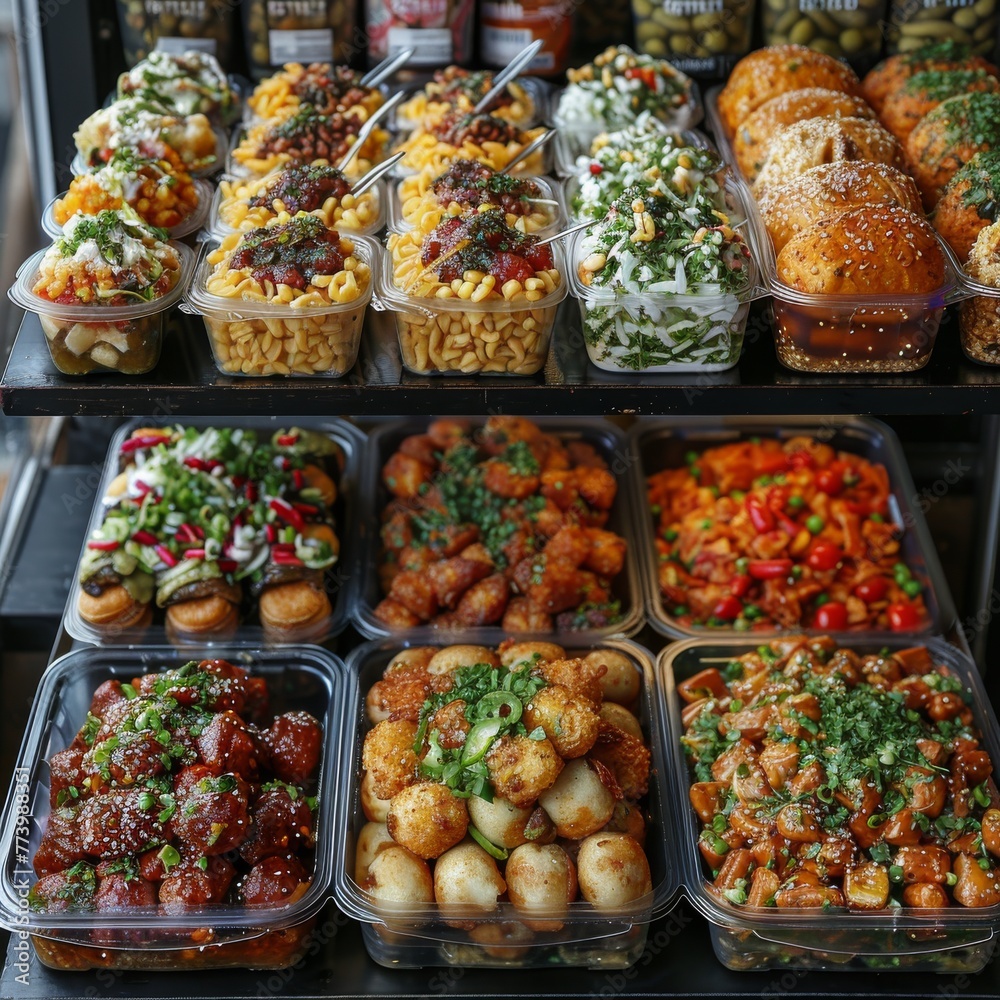 International Street Food: A collage of diverse street food from around ...