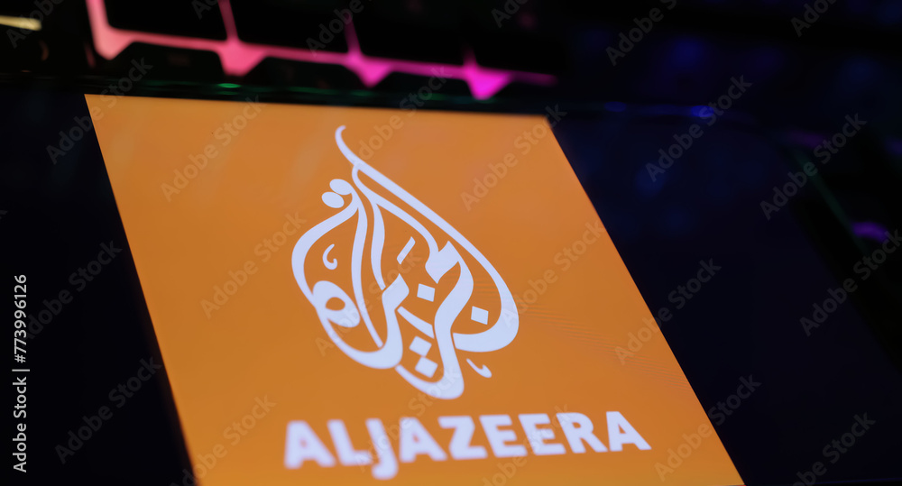 Viersen, Germany - April 1. 2024: Smartphone screen on computer ...