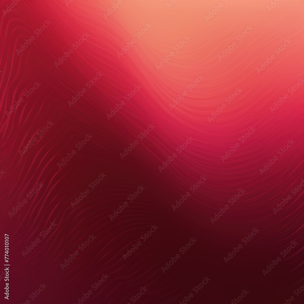 Maroon red gradient wave pattern background with noise texture and soft ...