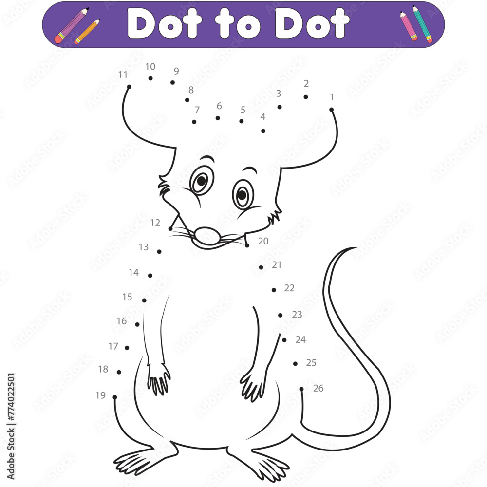 connect Dot to dot animals coloring activity and Educational Game for ...