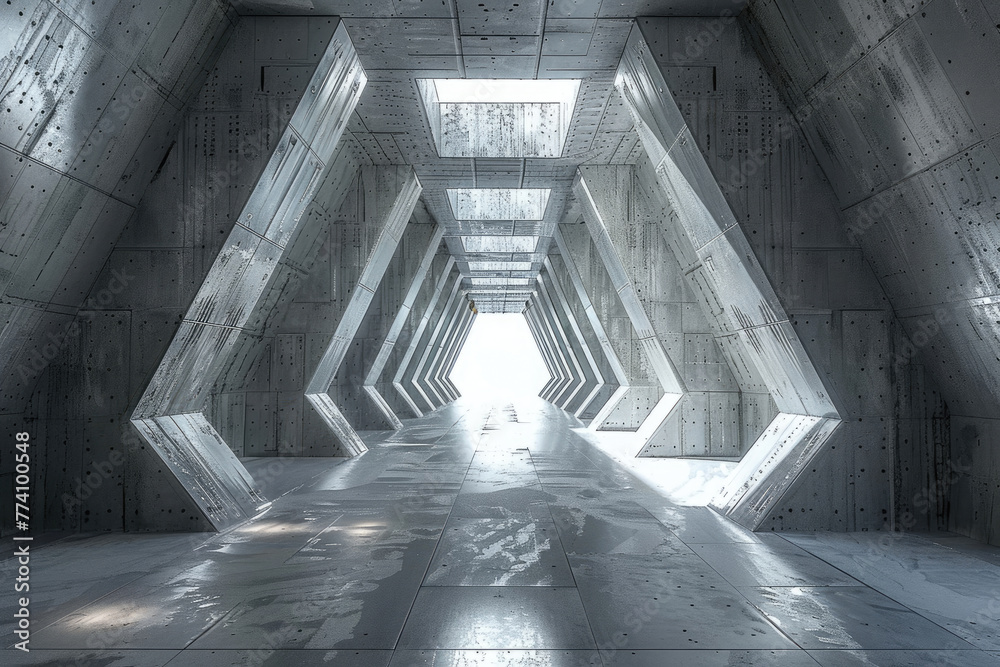 Textura futurista de rascacielos, renderizado de alta calidad de una ...