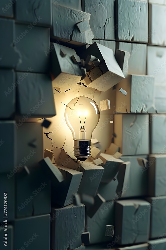 Breakthrough of Visionary Brilliance A Conceptual D Depiction of ...