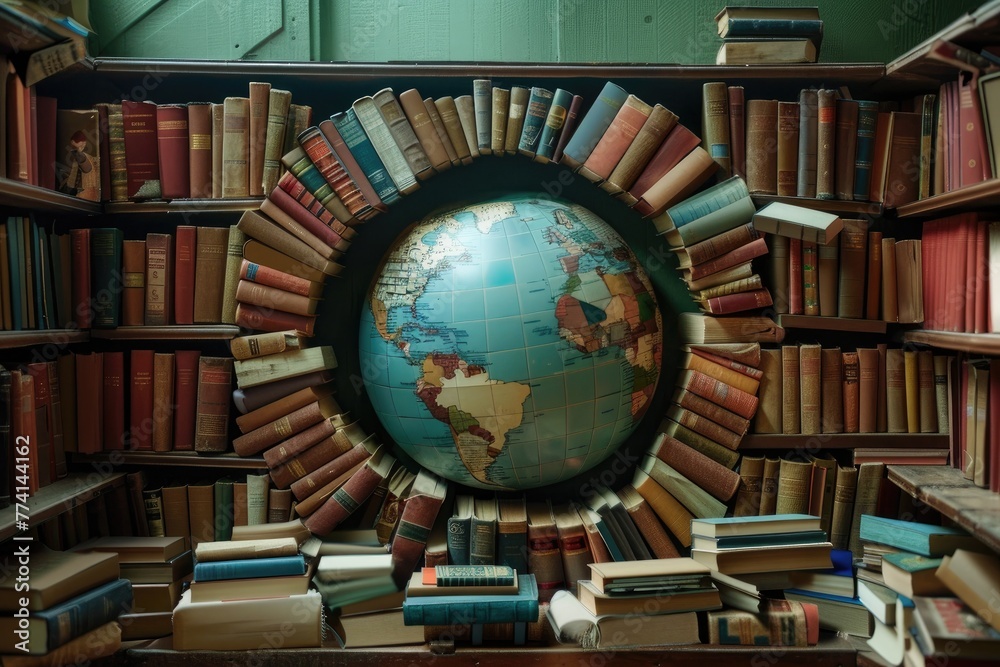 On World Book Day, envision a scene where books from around the globe ...