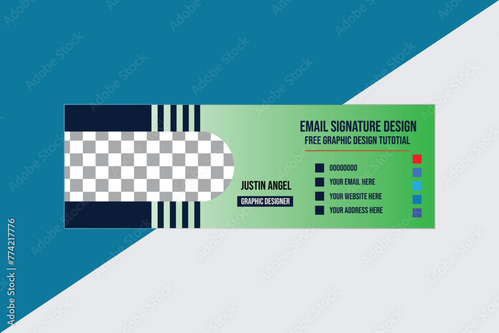 Creative Email Signature. Modern and minimalist email signature ...