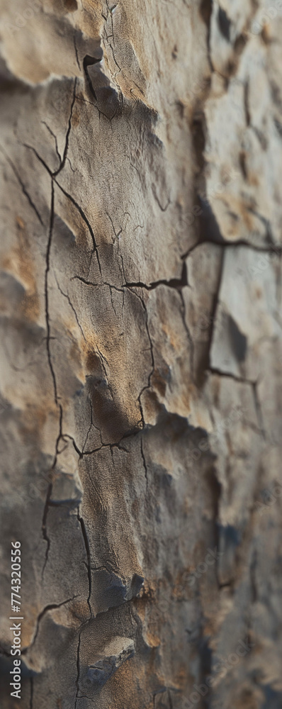 Desiccated Earth Texture with Deep Cracks and Arid Soil Stock ...