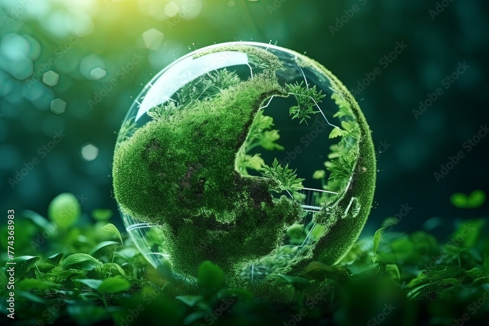 The concept of integrating AI technology for sustainability and greener ...