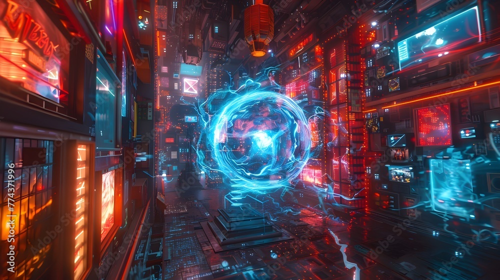 Dynamic Time Machine Activating Opening Windows to Alternate Dimensions ...