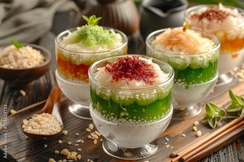Cendol is a popular dessert in Southeast Asia including Indonesia ...