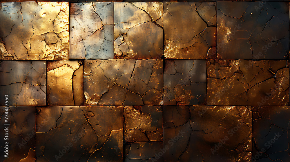 golden background, gold texture, golden surface, Glowing and shiny ...