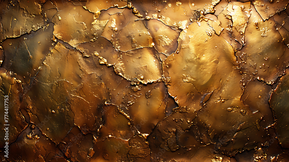 golden background, gold texture, golden surface, Glowing and shiny ...