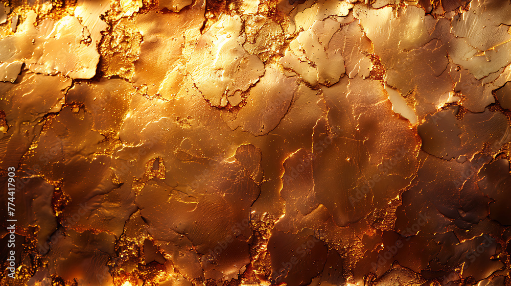 golden background, gold texture, golden surface, Glowing and shiny ...