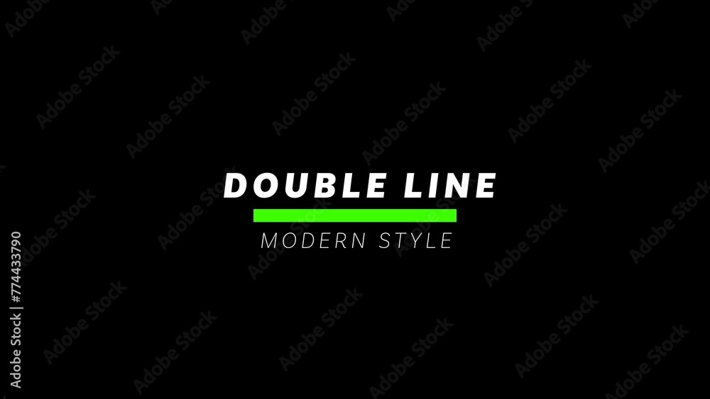 Modern Animated Two Lines Text Reveal Stock Template | Adobe Stock