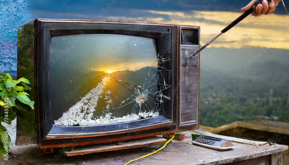 The striking juxtaposition of technology’s ruin and nature’s serenity ...