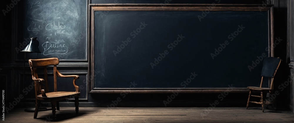 blackboard chalkboard background / classroom learning material / back ...