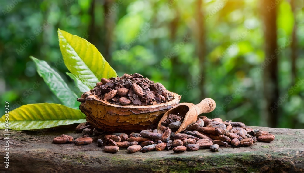 cocoa beans for chocolate making, natural chocolate made with Amazonian ...