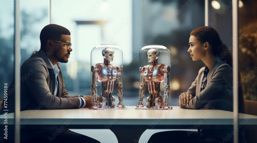 Intelligent Conversations: Engaging with AI Technology in a Cafe ...