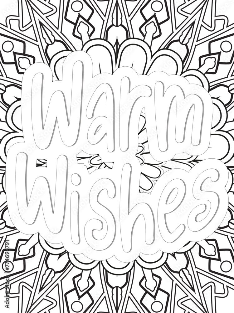 Keychain-Quotes Flower Coloring Page Beautiful black and white ...