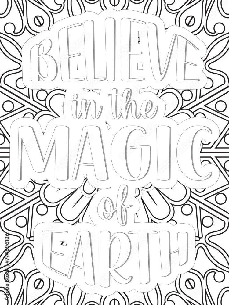 Keychain-Quotes Flower Coloring Page Beautiful black and white ...