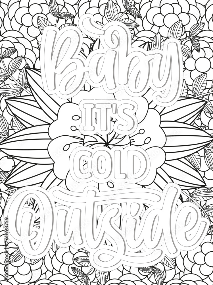 Keychain-Quotes Flower Coloring Page Beautiful black and white ...