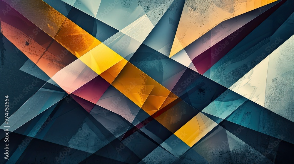 Abstract geometric background with overlapping polygons and angles ...