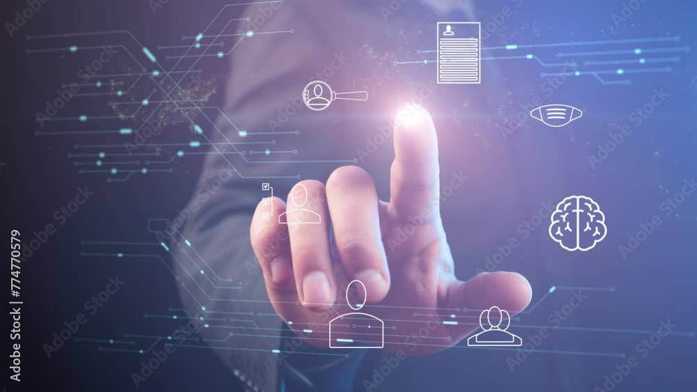 Symbols of digitalization of personal relationships and communications ...