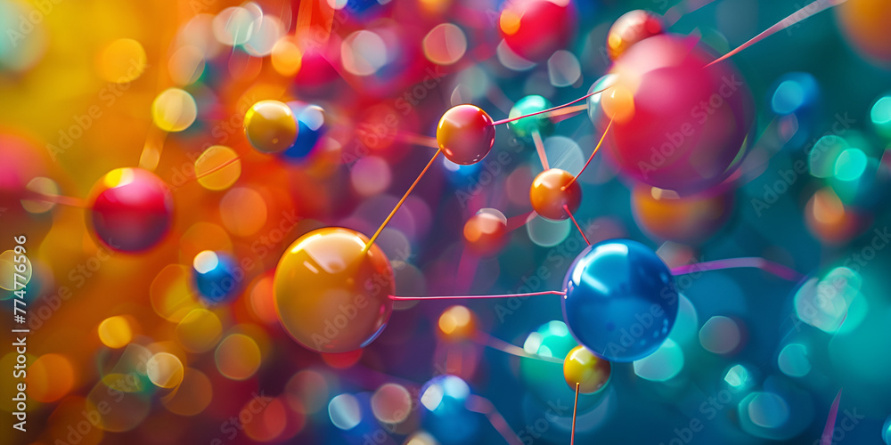 abstract illustration of a conceptual framework, linking ideas with ...