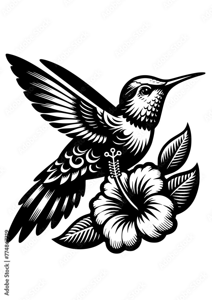 Hummingbird svg, bird svg, hummingbird flowers svg, flower hummingbird ...