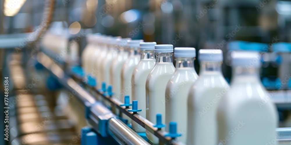 Milk processing plant. Continuous flow pasteurization units for milk ...