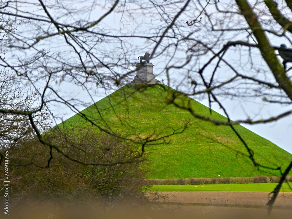 Waterloo, March 2024 - Visit to the Lion's Mound, the memorial to the ...