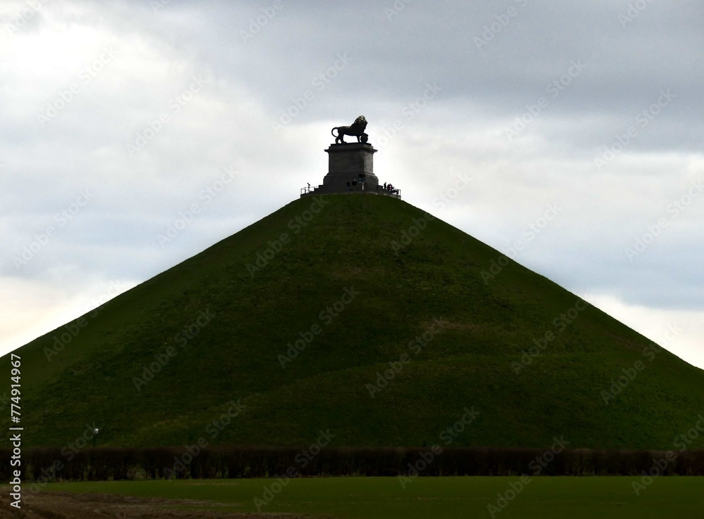Waterloo, March 2024 - Visit to the Lion's Mound, the memorial to the ...