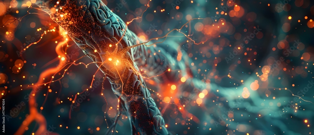 Exploring Neural Pathways and Cognitive Functions through Closeup Brain ...