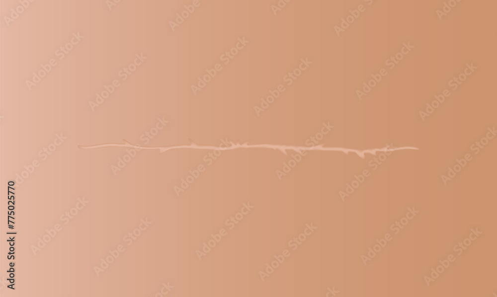 Healing wounds, skin scar, stitched gash and cut. Realistic surgical ...