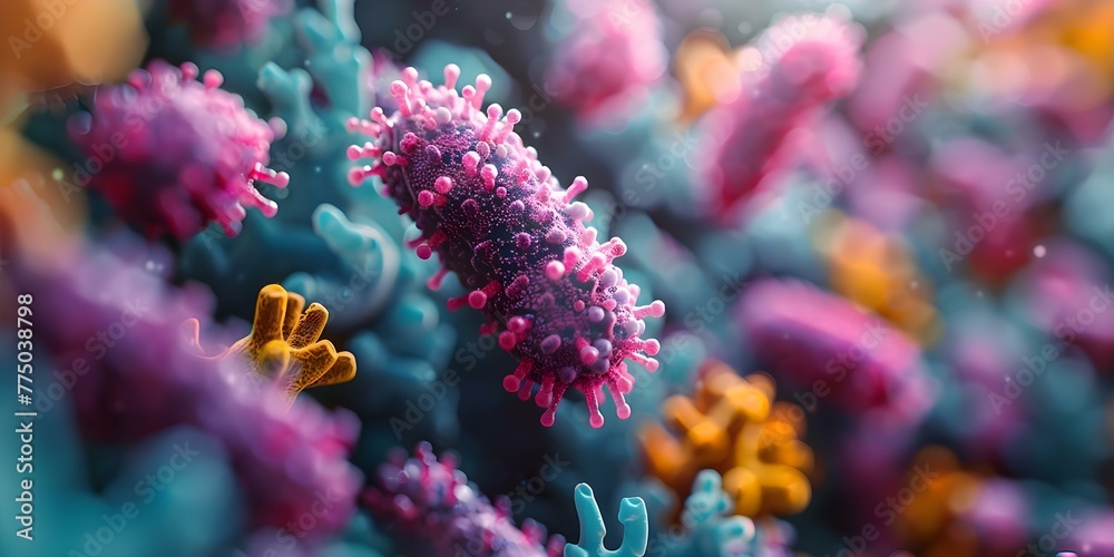 The Beneficial Role of Probiotic Bacteria in Digestive Health. Concept ...