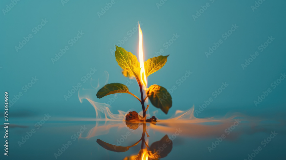 The Miracle of the Burning Bush in the Bible - A Plant Ablaze on Fire ...