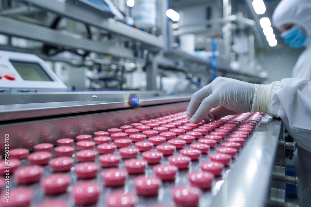 Tablet manufacturing in plants and healthcare warehouses for ...