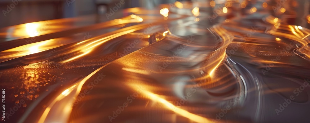 A detailed view of a sheet metal forming process, displaying the ...