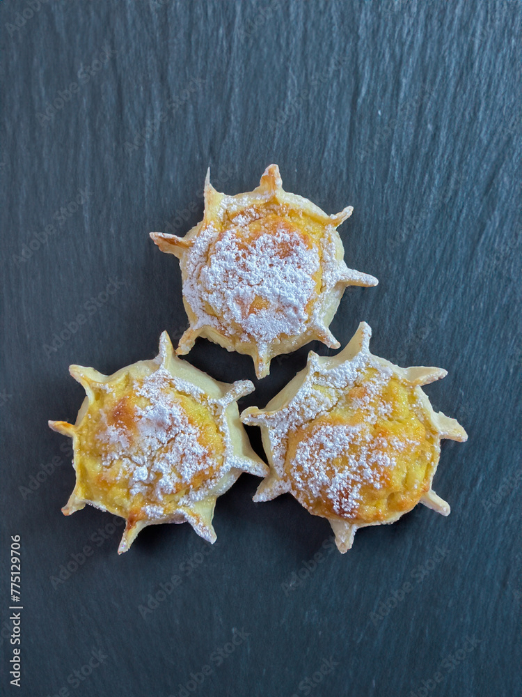 pardule o pardulas a typical Easter dessert from Sardinia Stock Photo ...