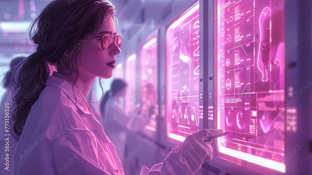 Explore medical and healthcare themes with microscopic cells ...