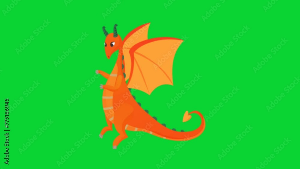Dragons 3D icon Pack collection, Animation Cartoon Video Green Screen ...