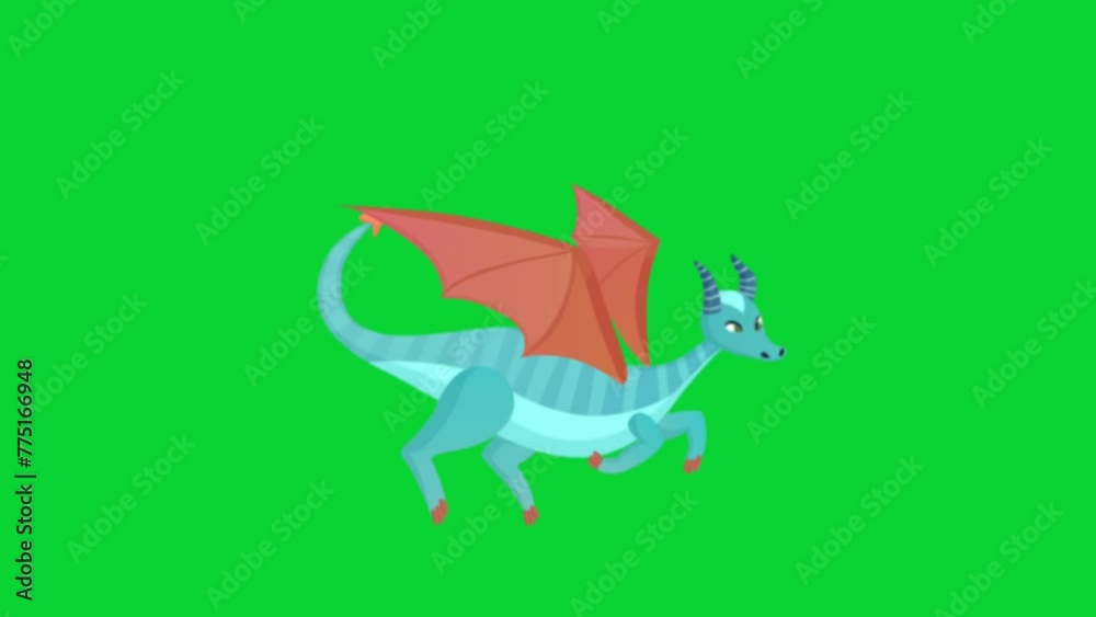 Dragons 3D icon Pack collection, Animation Cartoon Video Green Screen ...