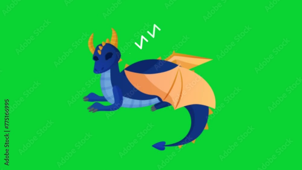 Dragons 3D icon Pack collection, Animation Cartoon Video Green Screen ...