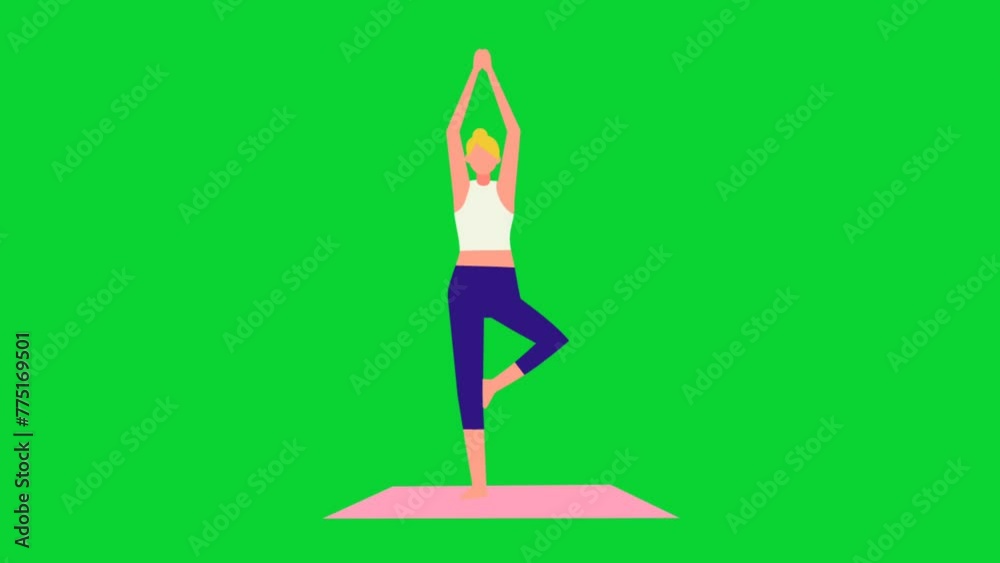 Figures stick different icons, 3D Animation Cartoon Video Green Screen ...