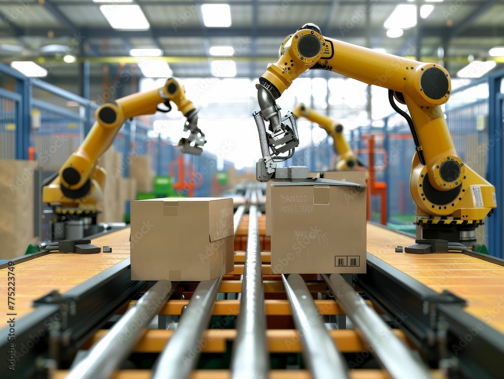 Collaborative robots (cobots) in packing and sorting, teamwork of ... Collaborative robots (cobots) in packing and sorting, teamwork of ...