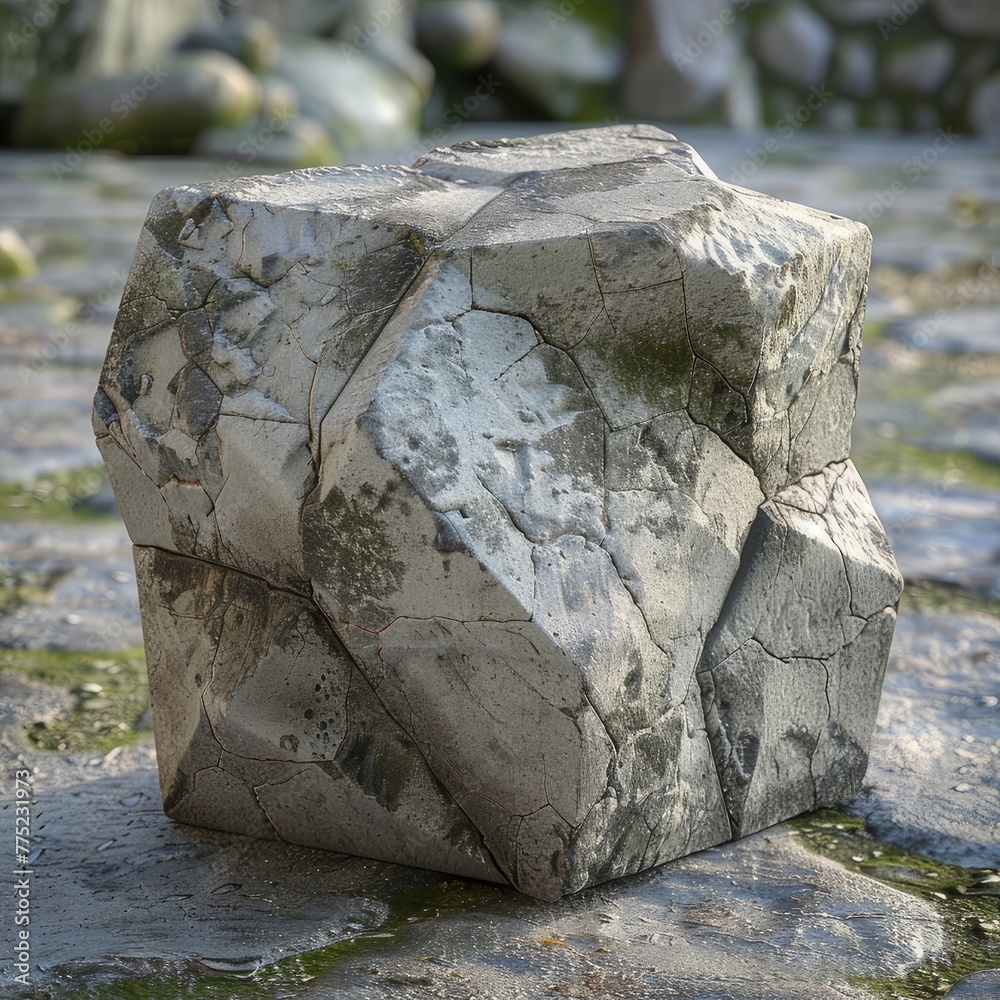 stone textures in 3D. Experience tetragonal continuity on a plane ...